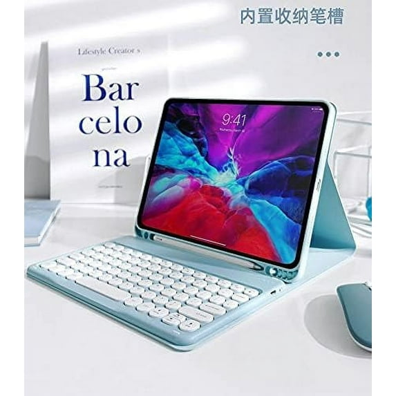 RREGER-Keyboard Case for iPad Air 11 inch (M3 2025/M2 2024)/Air 5th 4th ...