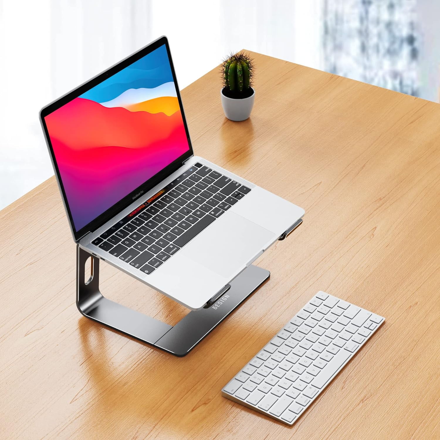 RREGER-LS03 Aluminum Laptop Stand, Ergonomic Detachable Computer Stand ...
