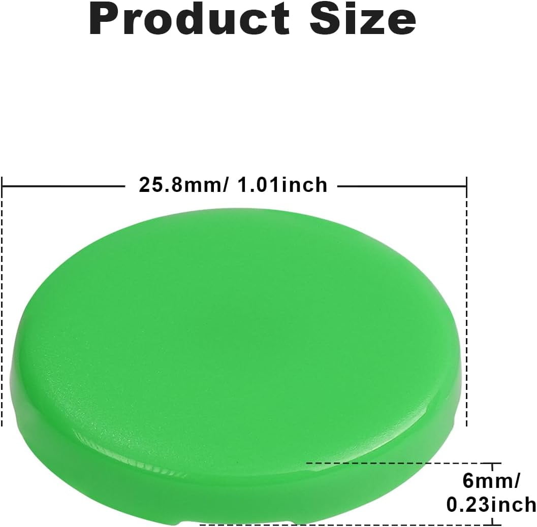 RREGER-Leverless Controller Keycaps Button Caps (25.8mm) Replacement ...