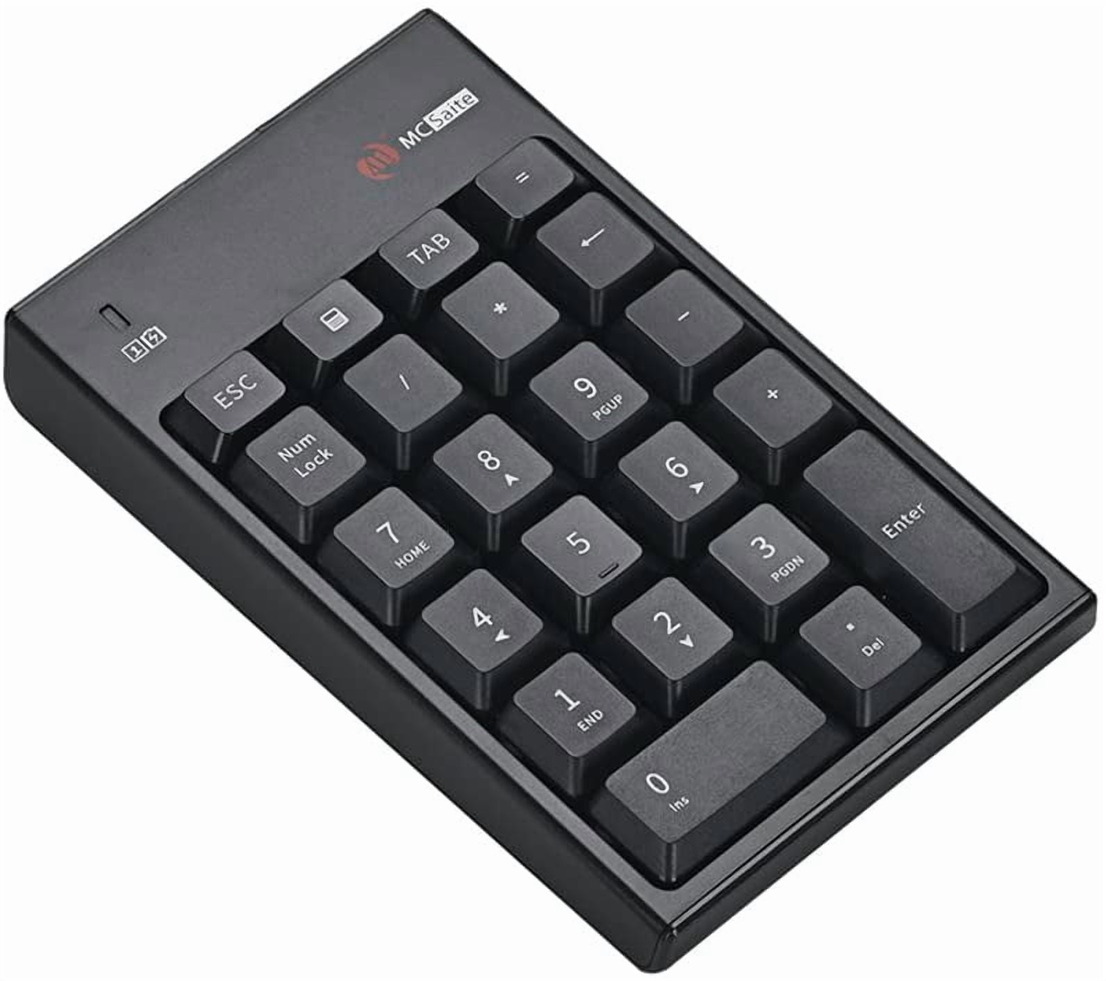 RREGER-MCSaite Wireless Numeric Keypad & Mouse Combo - Use One Receiver ...
