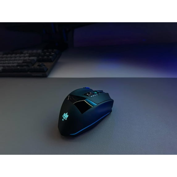 RREGER-MOJO Silent Dual Mode Wireless Rechargeable Gaming Mouse - Ultra ...