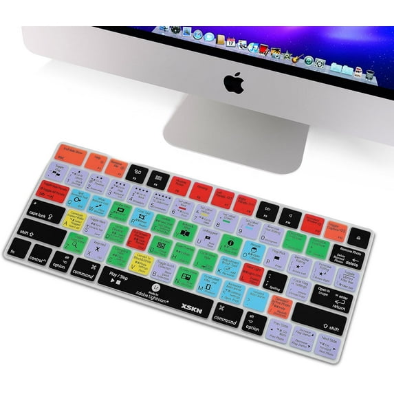 RREGER-Magic Keyboard Lightroom Shortcut Keyboard Cover, Durable LR ...