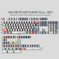 RREGER-Manga PBT Keycaps,150 Keys Japenese Anime Style Keycap Set ...