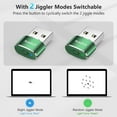 RREGER-Mouse Jiggler Undetectable Metal USB Mouse Mover with Switch ...
