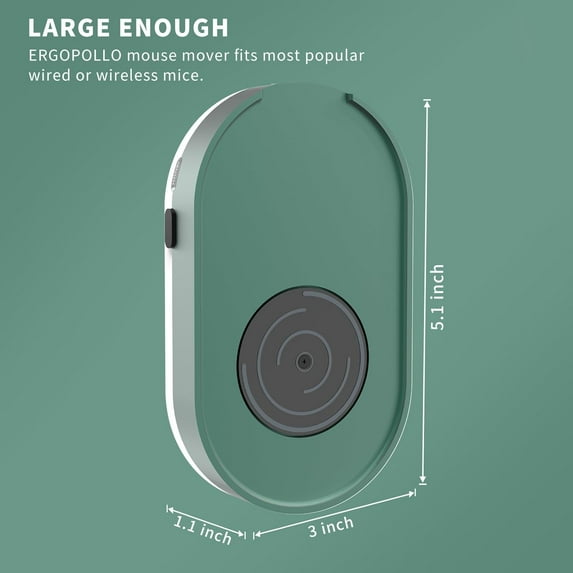 RREGER-Mouse Jiggler, Undetectable Mover Device Wiggler Shaker With ...