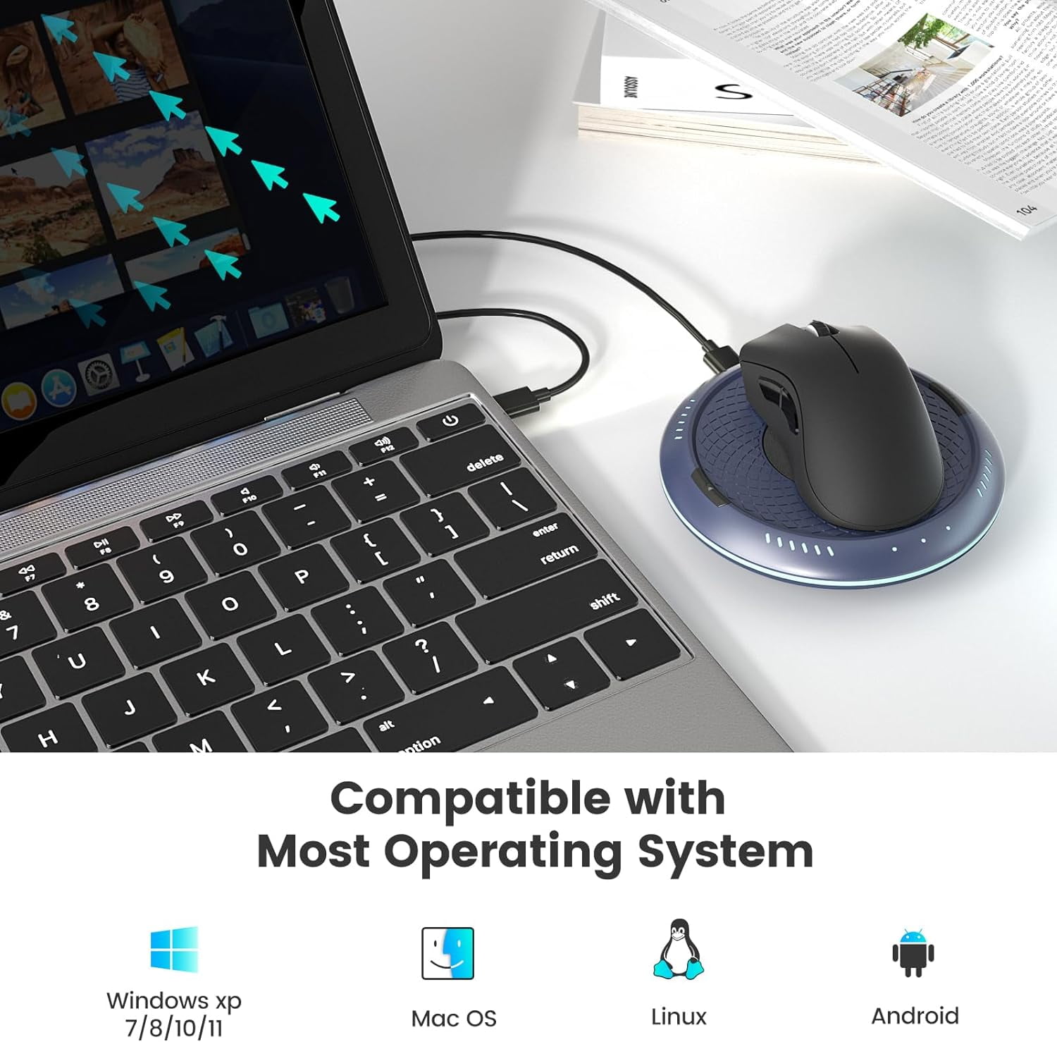 RREGER-Mouse Mover Undetectable Mouse Jiggler with ON/Off Switch,Turn ...