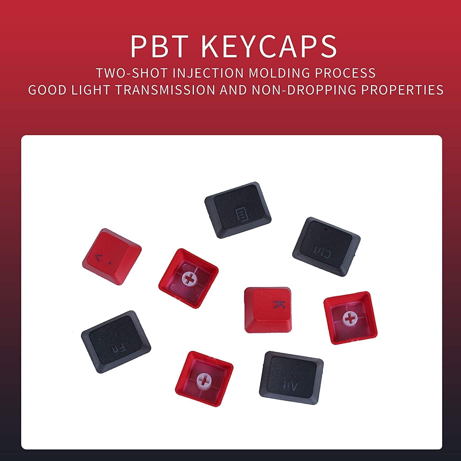 RREGER-PBT Keycaps 60 Percent, 61 Key Custom Keycaps with Key Puller ...