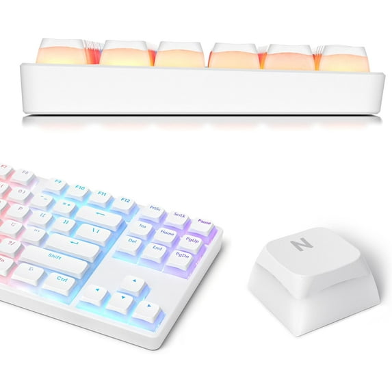 RREGER-PBT Pudding Keycaps Set 117 Keys, Double Shot Translucent XDA ...
