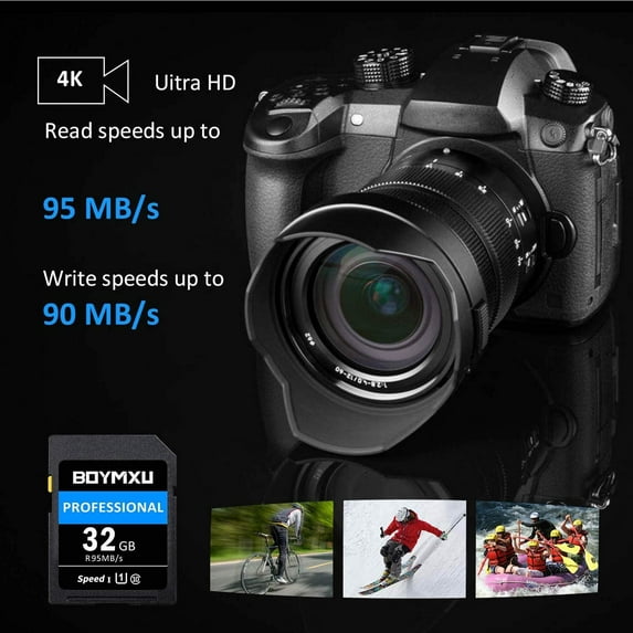 RREGER-Professional 1000 x Class 10 UHS-I U3 Memory Card - 32GB ...