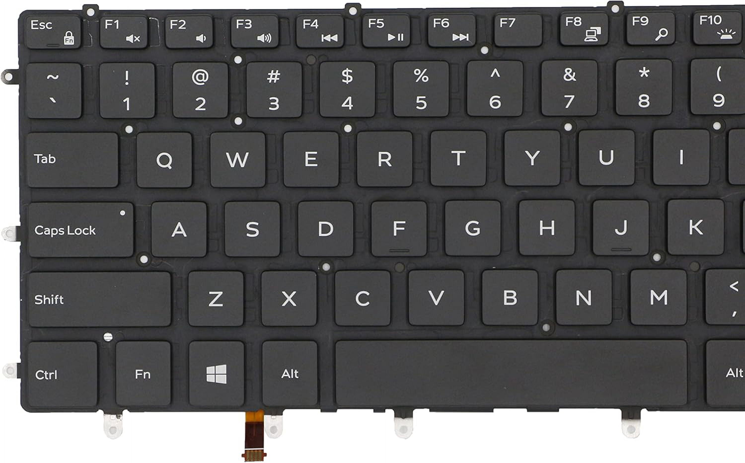 RREGER-Replacement Keyboard for Dell XPS 15 9550 9560 9570, Precision ...