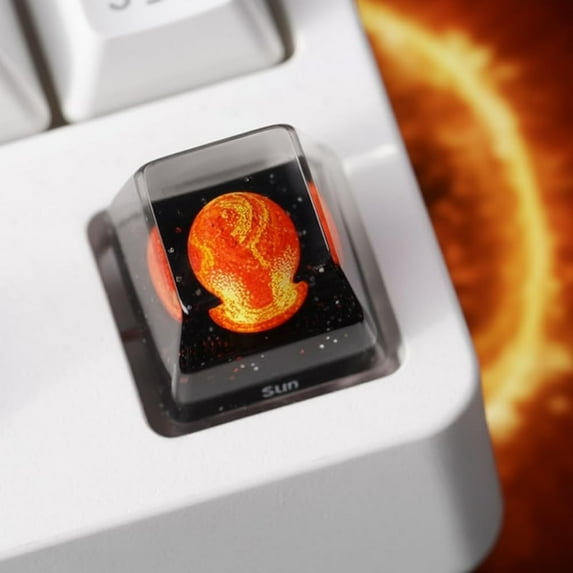 RREGER-Sun Artisan Keycap R1 SA Profile Custom Solar System Planets ...