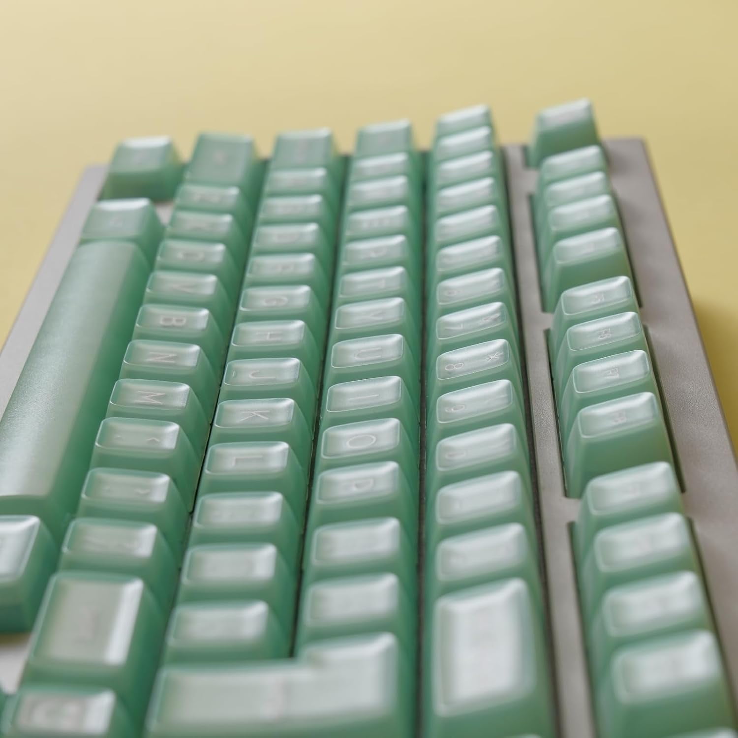 RREGER-ULTRAEQUIP Jade Keycaps, 160 Keys Double Shot, PBT RSA Profile ...