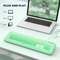 RREGER-Wired Keyboard with Backlit, Light Up Computer Keyboards with ...