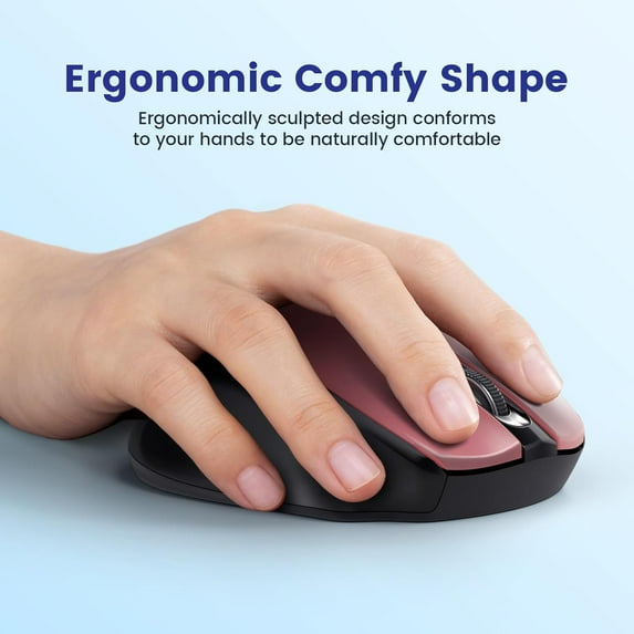 RREGER-Wireless Mouse, D-09 Computer Mouse USB Cordless Mice for Laptop ...