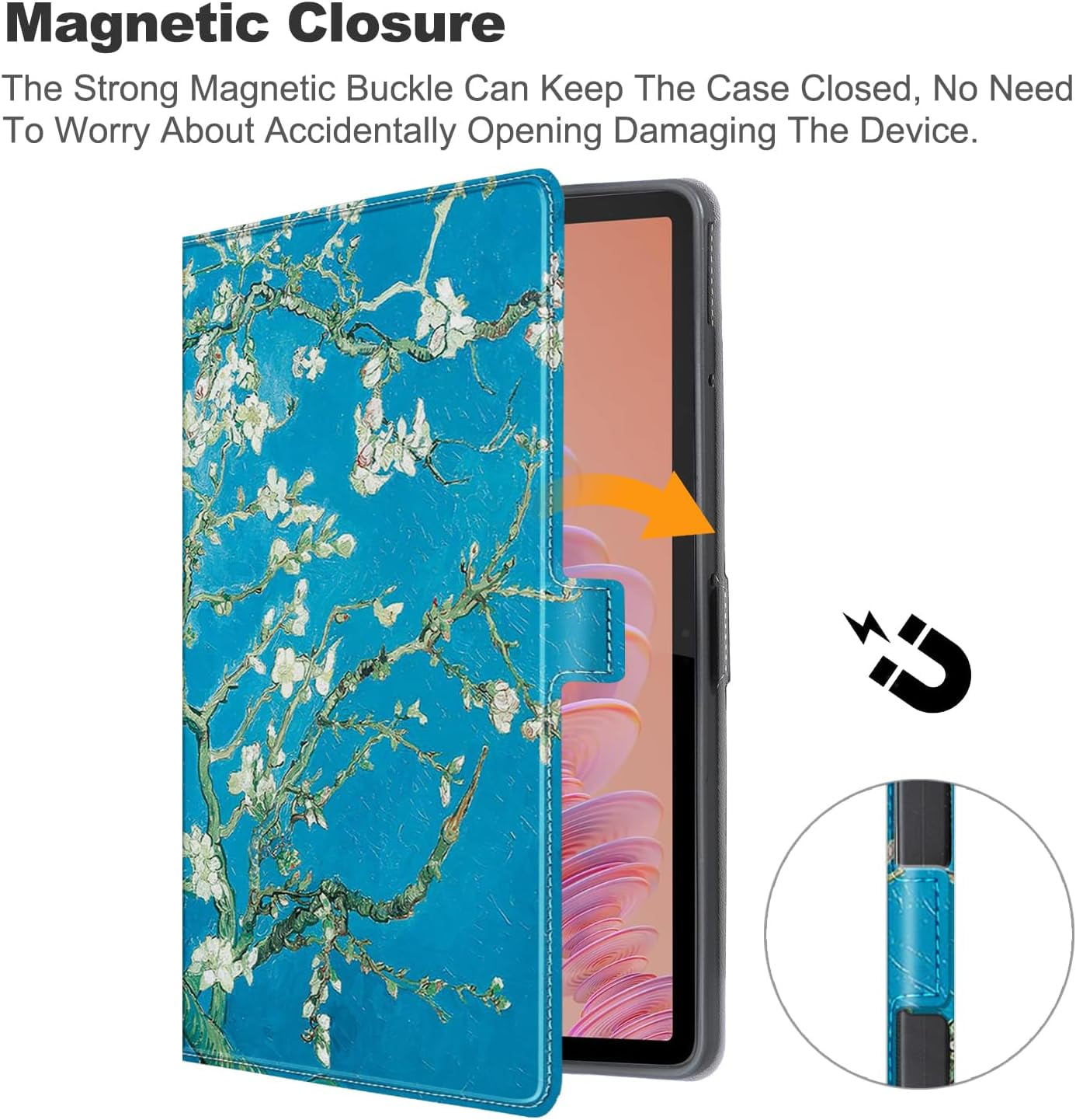 RREGER-for Lenovo Tab Plus Case Kids,Ultra Slim Magnetic Cover for ...