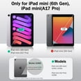 RREGER-for Slim Case for iPad mini 7 (A17 Pro, 7th Generation) 2024 ...