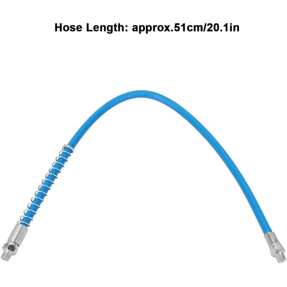 RRFDWQ-20 Inch Grease Gun Whip Hose Max 10000pSi Stainless Steel ...