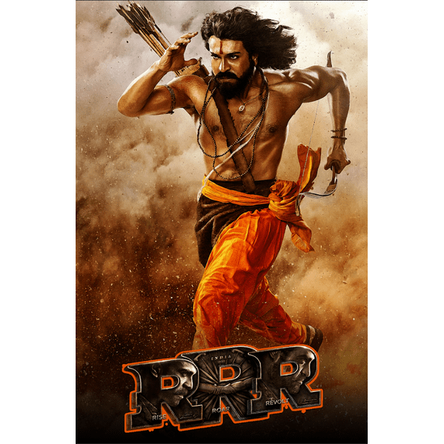 RRR 2022 Movie Poster 24x36 - Spectacular Action Drama Featuring ...