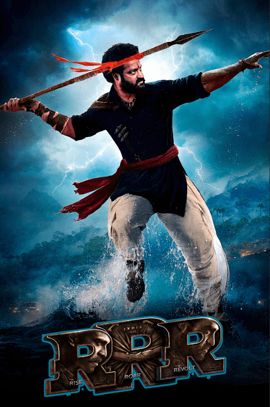 RRR 2022 Movie Poster 24x36 - Spectacular Bollywood Hit Action Movie ...