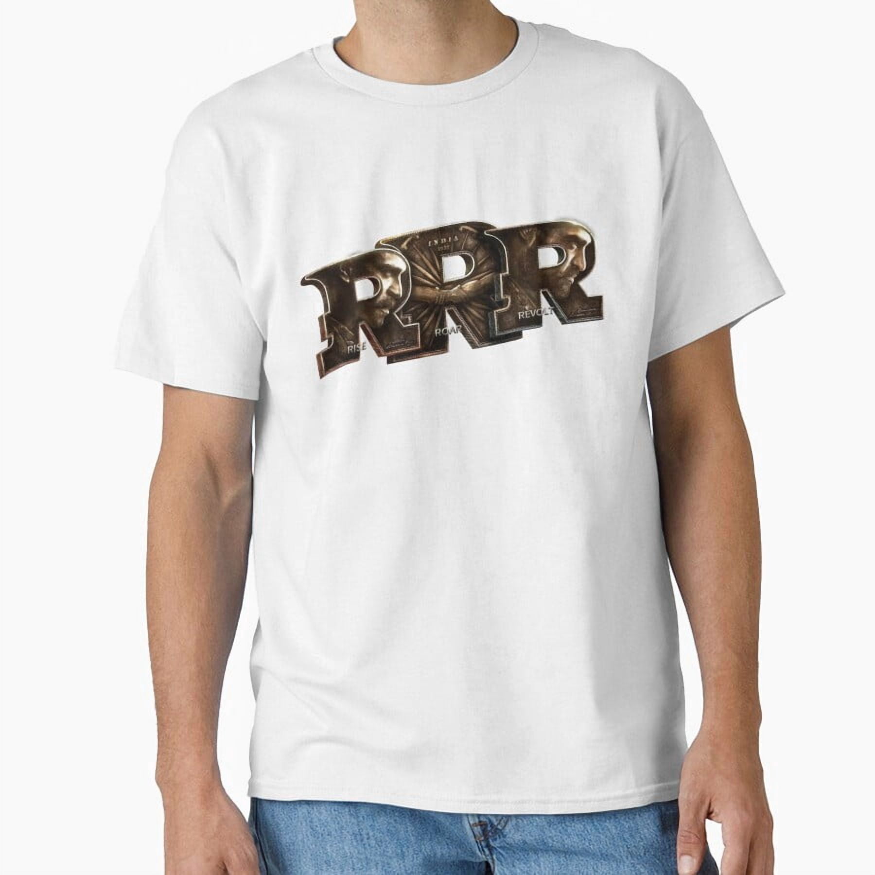 RRR Rise Roar Revolt Indian Cinema Epic Action Movie Logo Graphic T ...