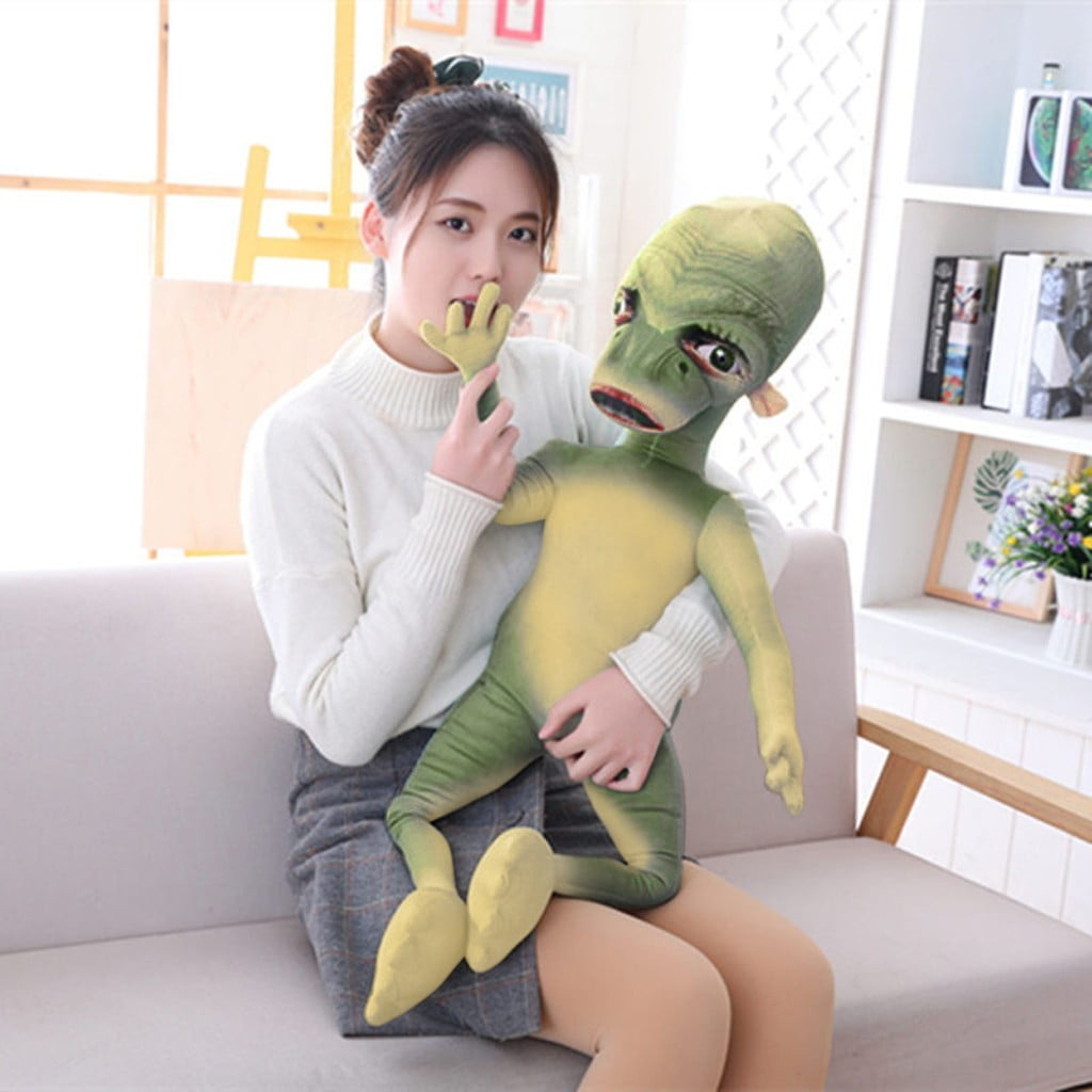 RRSCC Alien Plush Toy,Green Alien Plush Doll,Soft Alien Creature Pillow ...