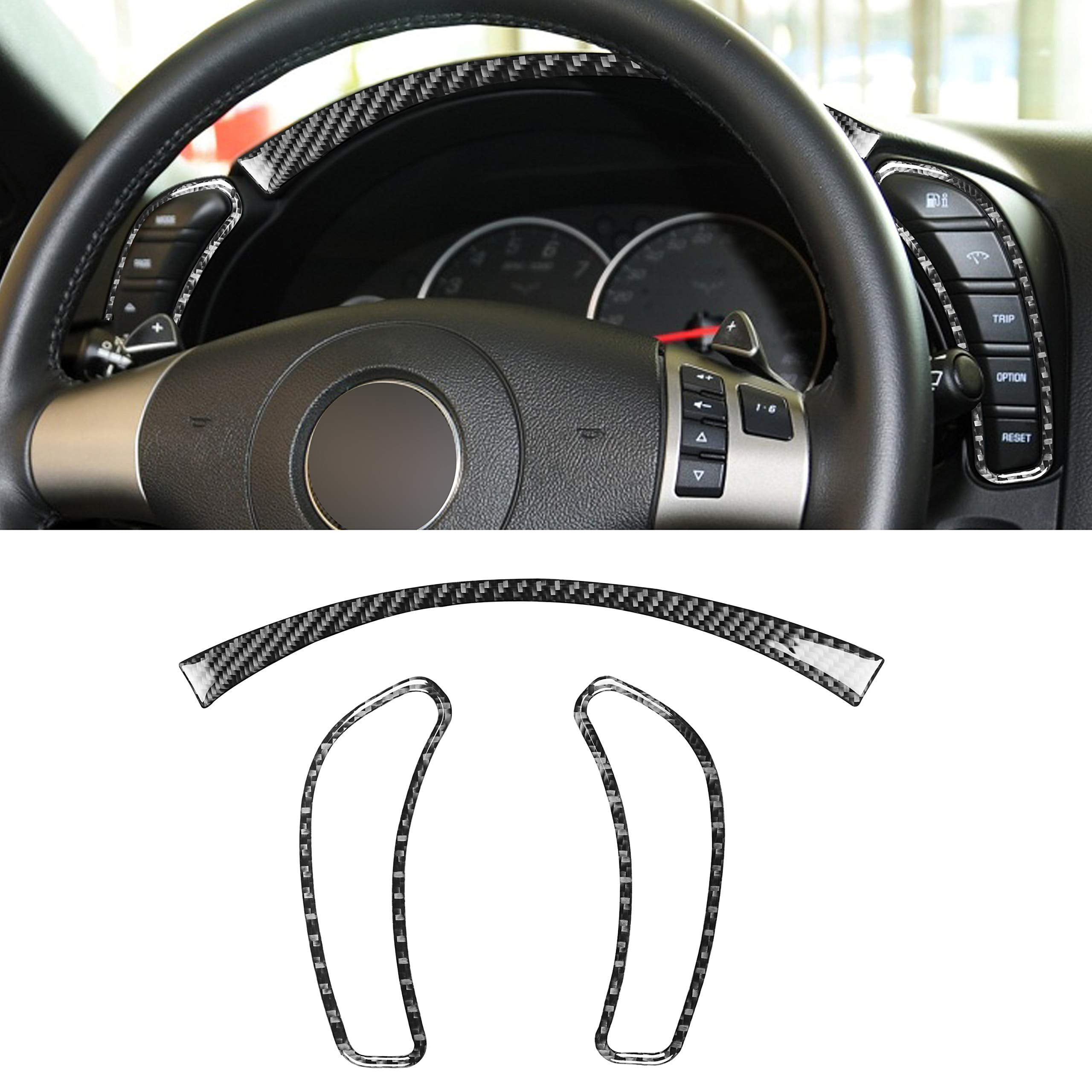 RRX Car Tachometer Speedometer Frame Cover Sticker C6 Accessories for ...