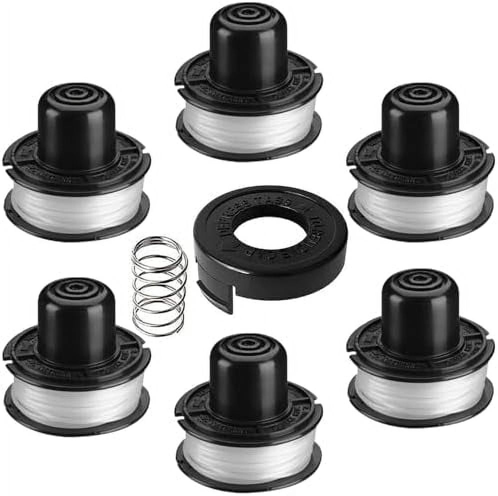 RS-136 String Trimmer Spool Line 20ft 0.065" Replacement for Black + Decker Weed Eater Bump ...