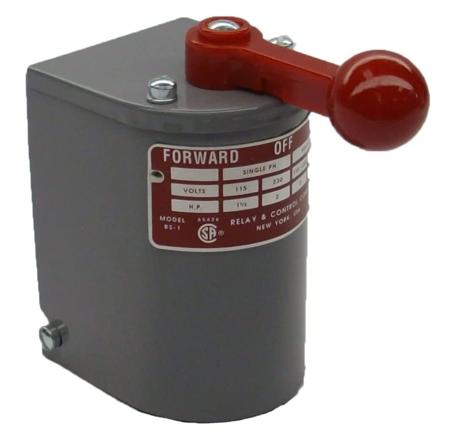 RS-1A LzerLyh | 1.5 - 2 Electric Motor Reversing Drum Switch - Single ...