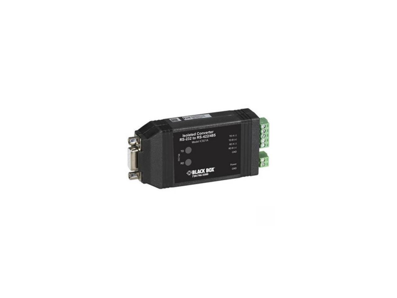 Black Box Async RS232 to RS422/485 Interface Converter IC821A - Walmart.com