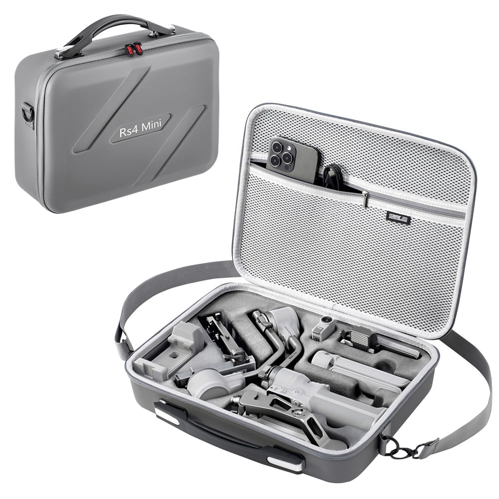 RS 4 Mini Carrying Case, Portable PU Leather Storage Case Travel ...