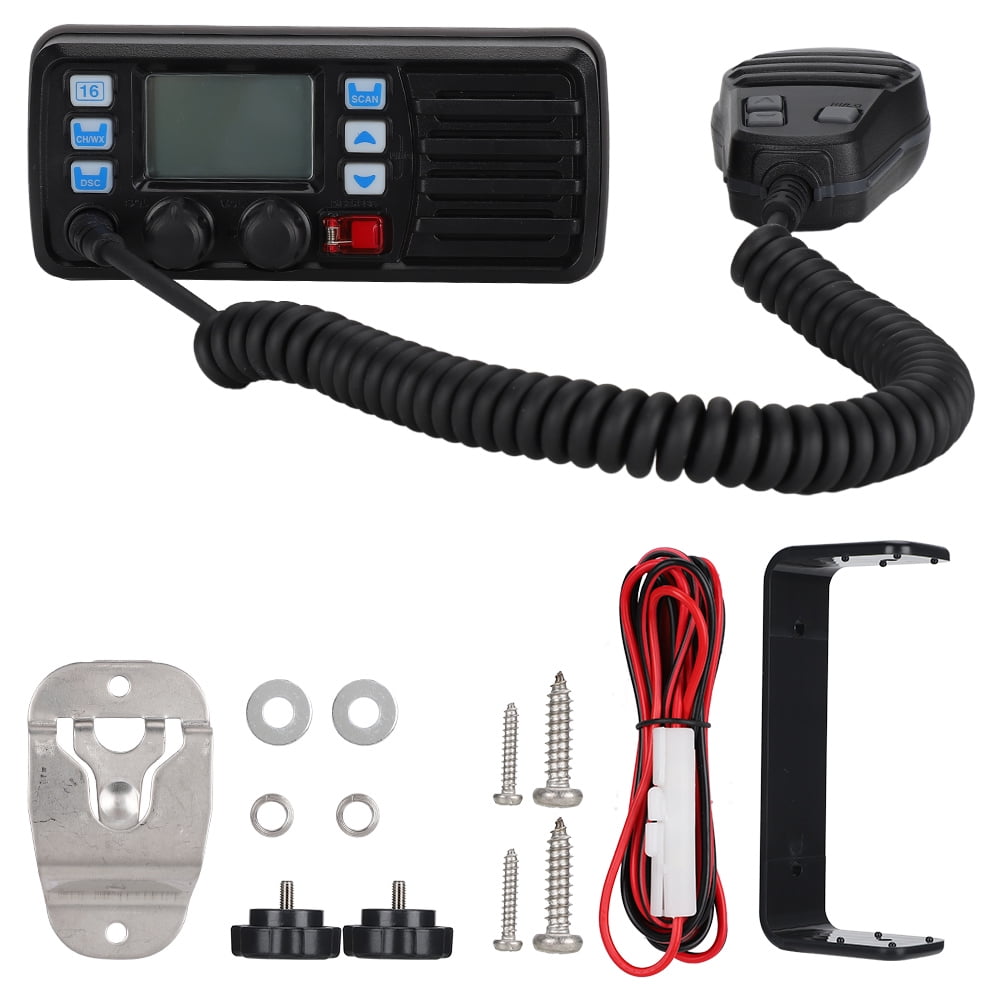RS-507M Mobile Marine Boat Radio VHF Weather Channel External GPS ...