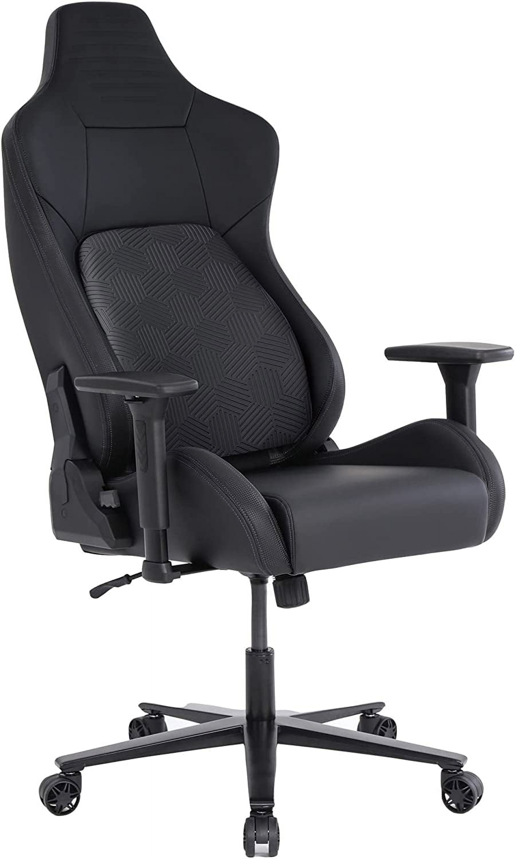 RS Gaming™ Vertex Ergonomic Faux Leather High-Back Gaming Chair, Black ...