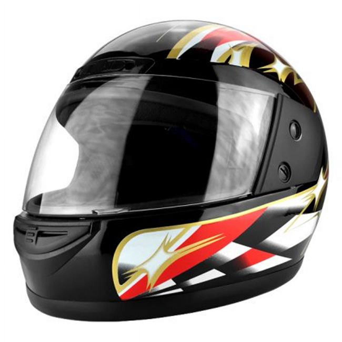 RS Helmets RS-003-1-Xlarge Full Face Racing Helmet with Flip Up Visor ...