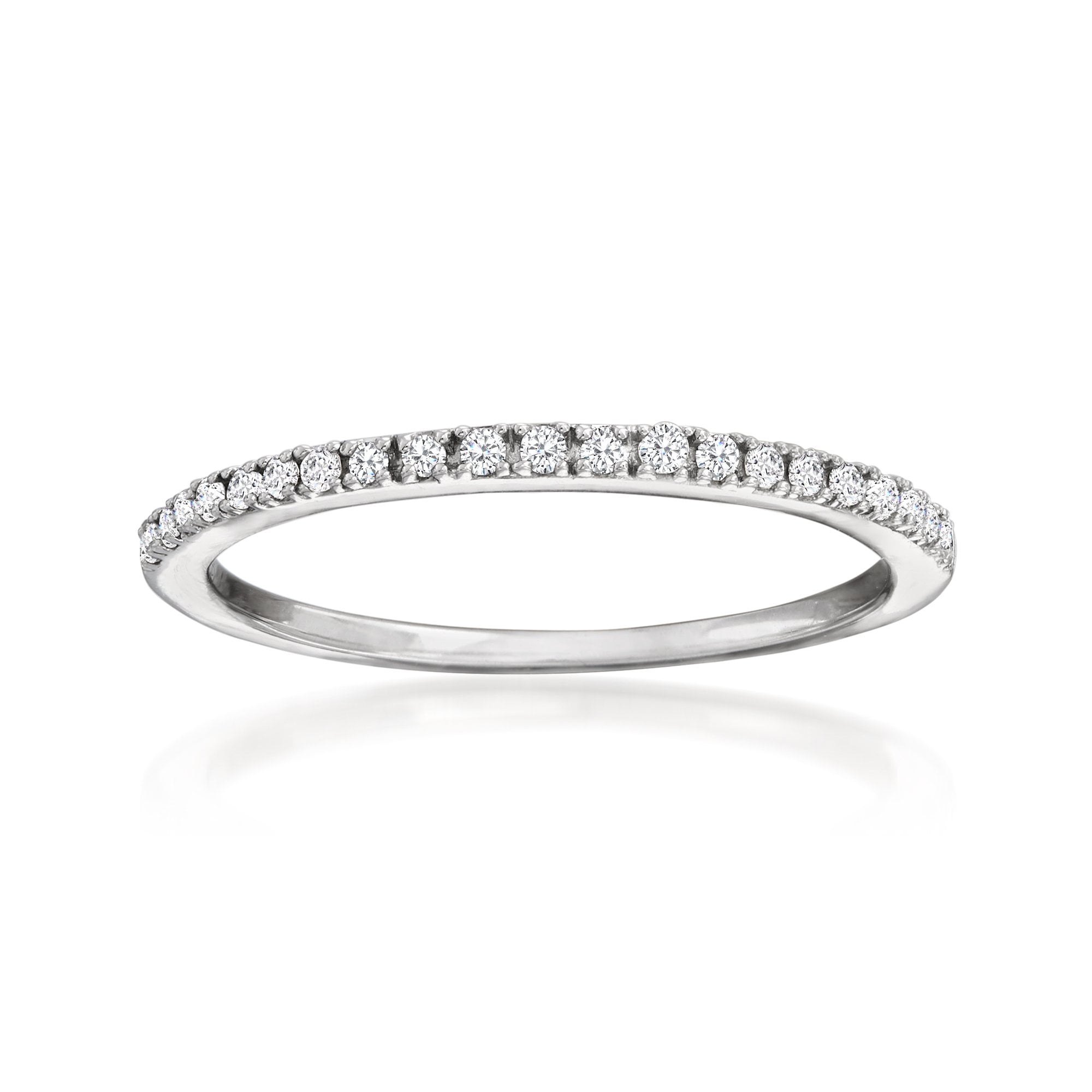RS Pure by Ross-Simons 0.15 ct. t.w. Diamond Ring in Sterling Silver ...
