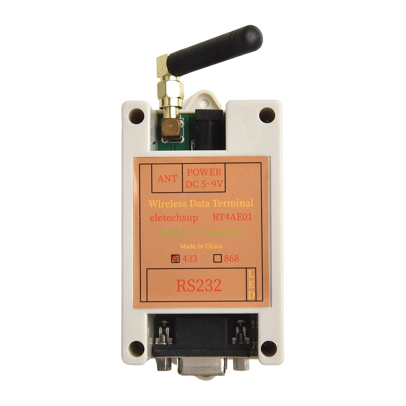 RS232 433M 868M Wireless Transceiver Module Long-Range Serial Data ...