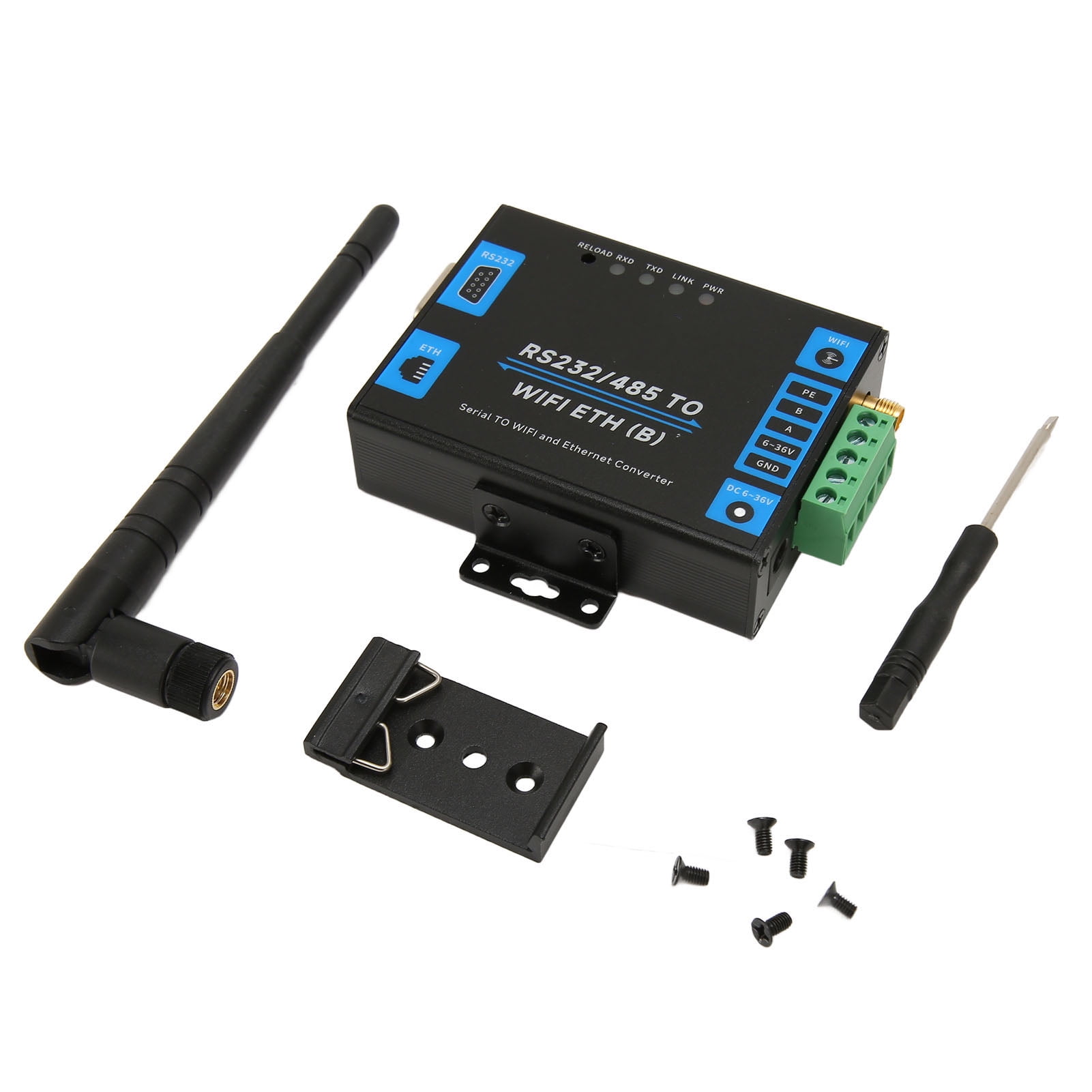 RS232 RS485 Serial to Ethernet Adapter Professional Transparent ...