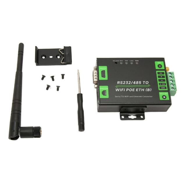 RS232 RS485 to WiFi POE Ethernet Serial Server Converter Multifunction ... RS232 RS485 to WiFi POE Ethernet Serial Server Converter Multifunction ...