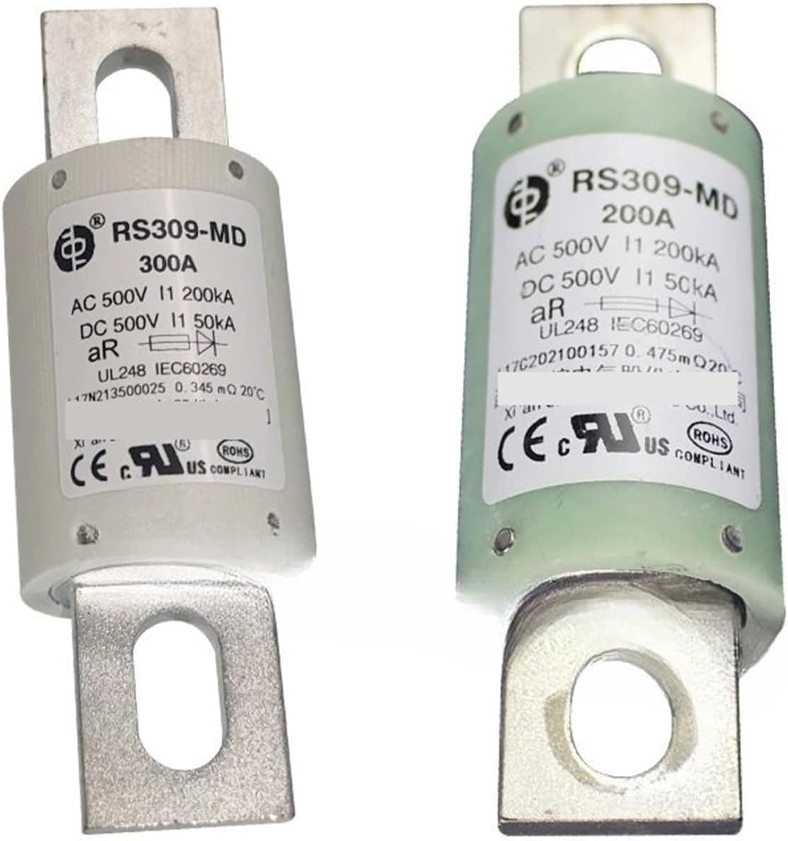 RS309-MD-200A250A300A350A400A500A600A800A 500VDC Fuse - Walmart.com