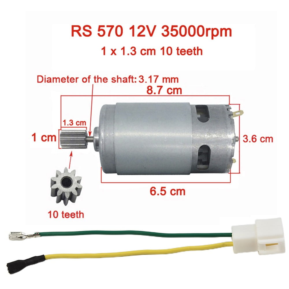 RS380 RS390 RS550 Children\'s Electric Car Motor 30w-200w DC Motors 12V ...
