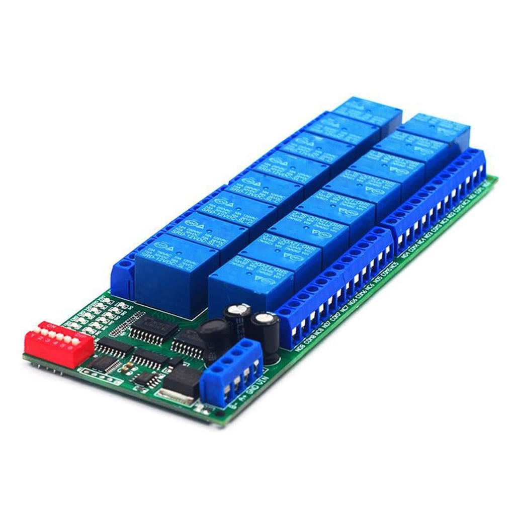RS485 32/16/8 Channel Relays Module DC12V for Automation Industry and ...