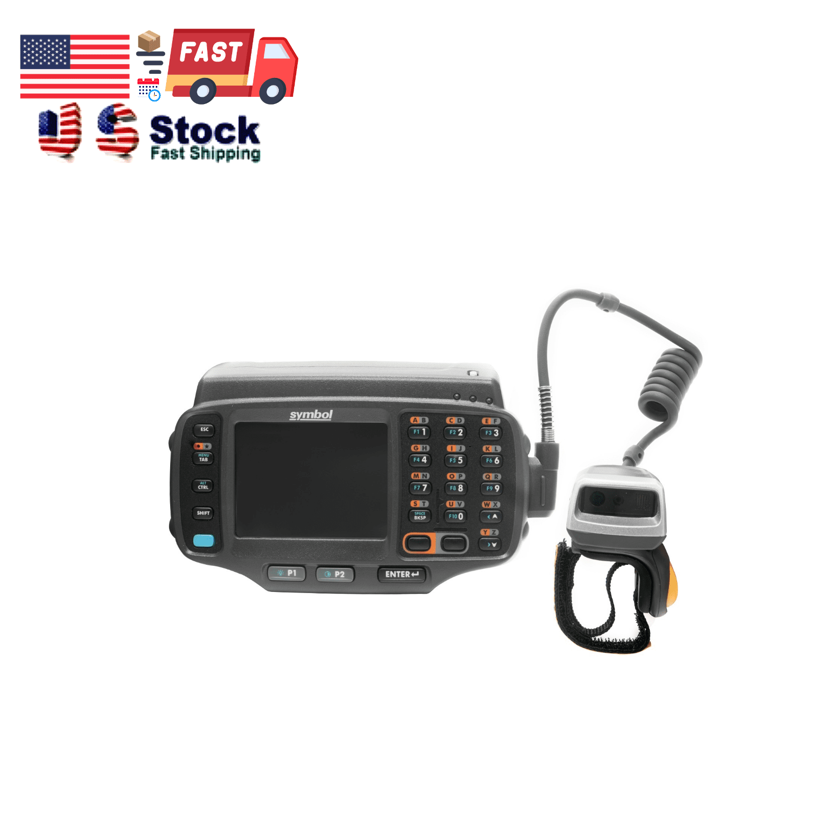 RS5000 Rugged Ring Scanner Corded 2D/1D Barcode Scanner to WT41N0 ...