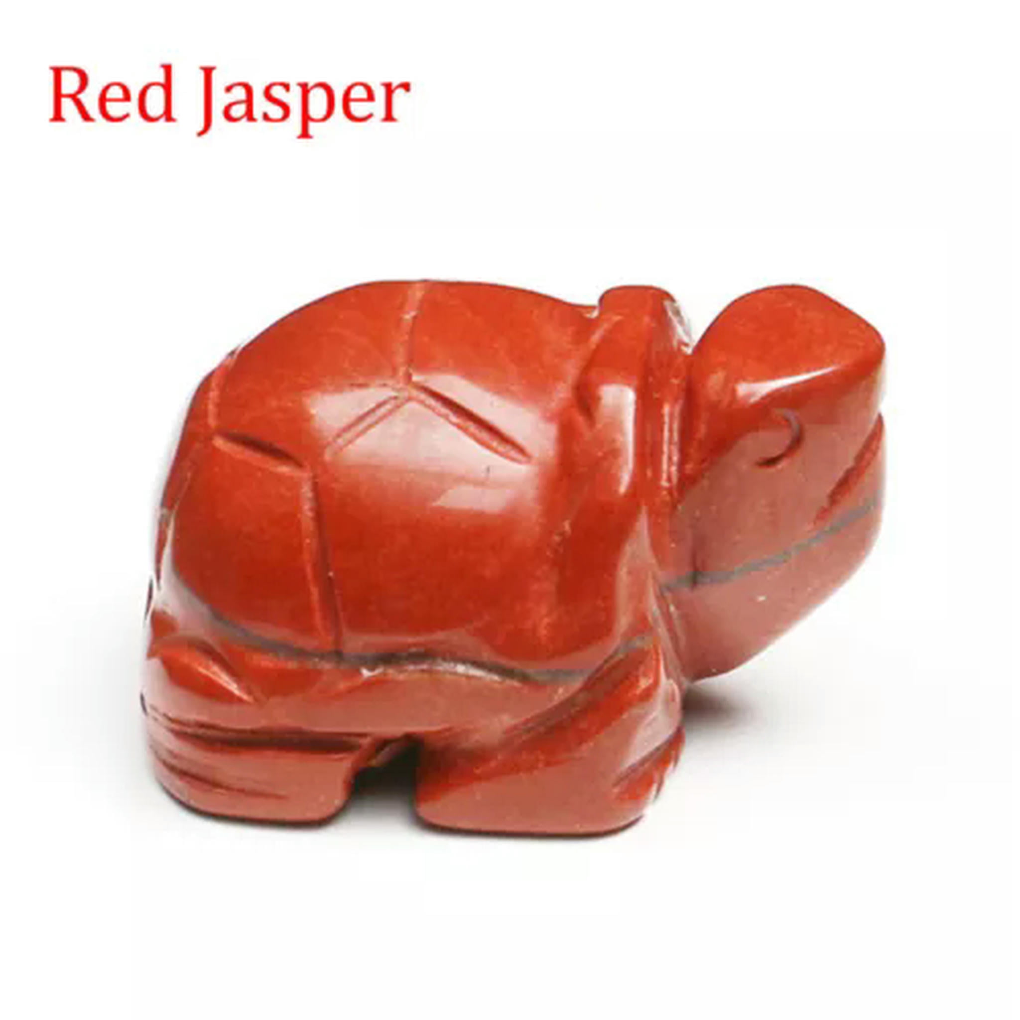 RSAMD 1.5" Turtle Tortoise Natural Gems Crystal Carved Reiki Healing ...