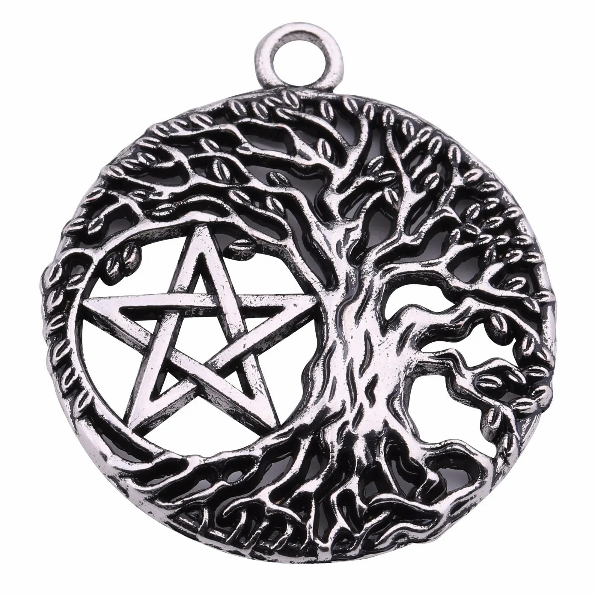 RSAMD 5pcs Ancient Norse Myth Tree of Life Yggdrasil Pentacle Amulet ...