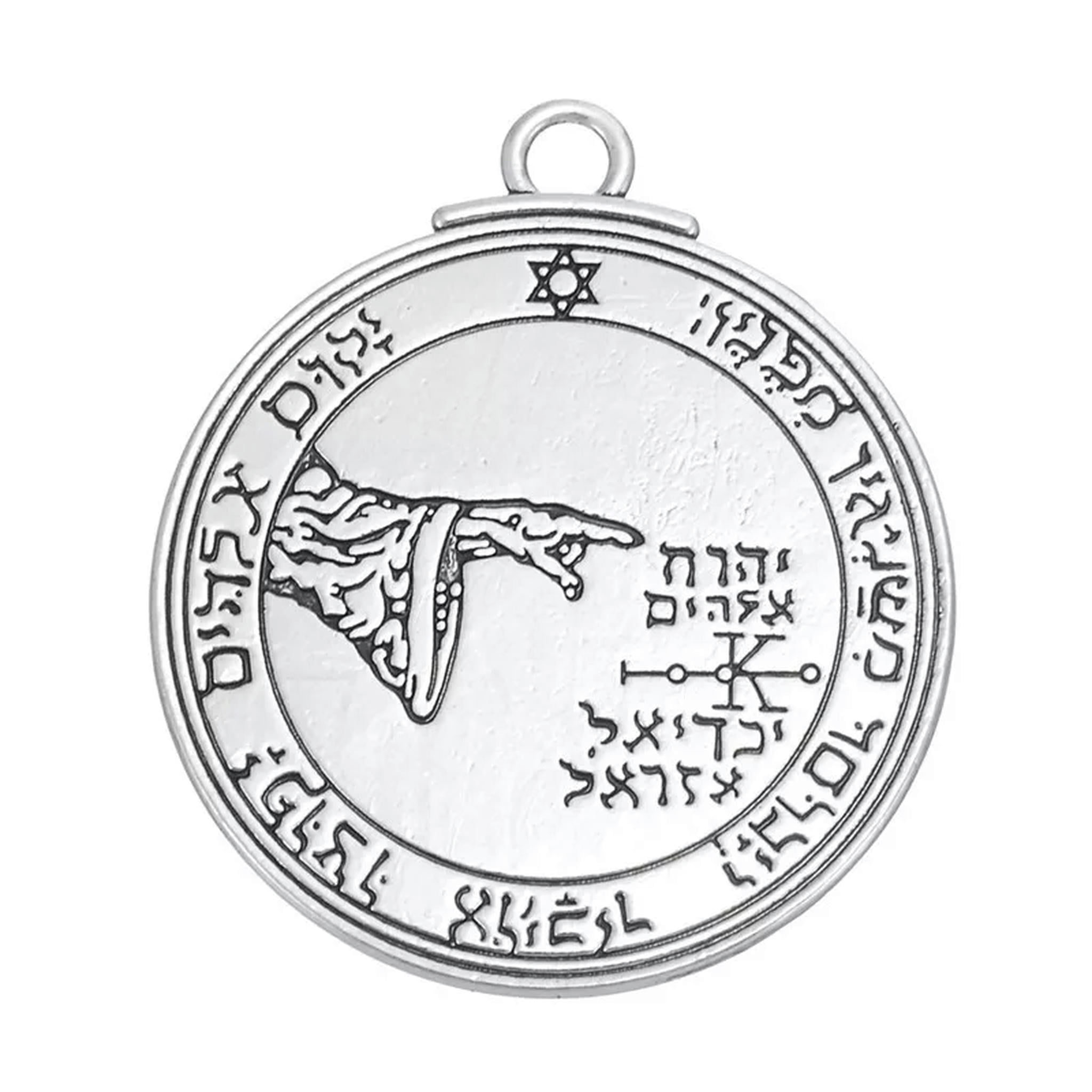 RSAMD 5pcs Vintage Talisman Pentacle of Moon Key of Solomon Pendant for ...