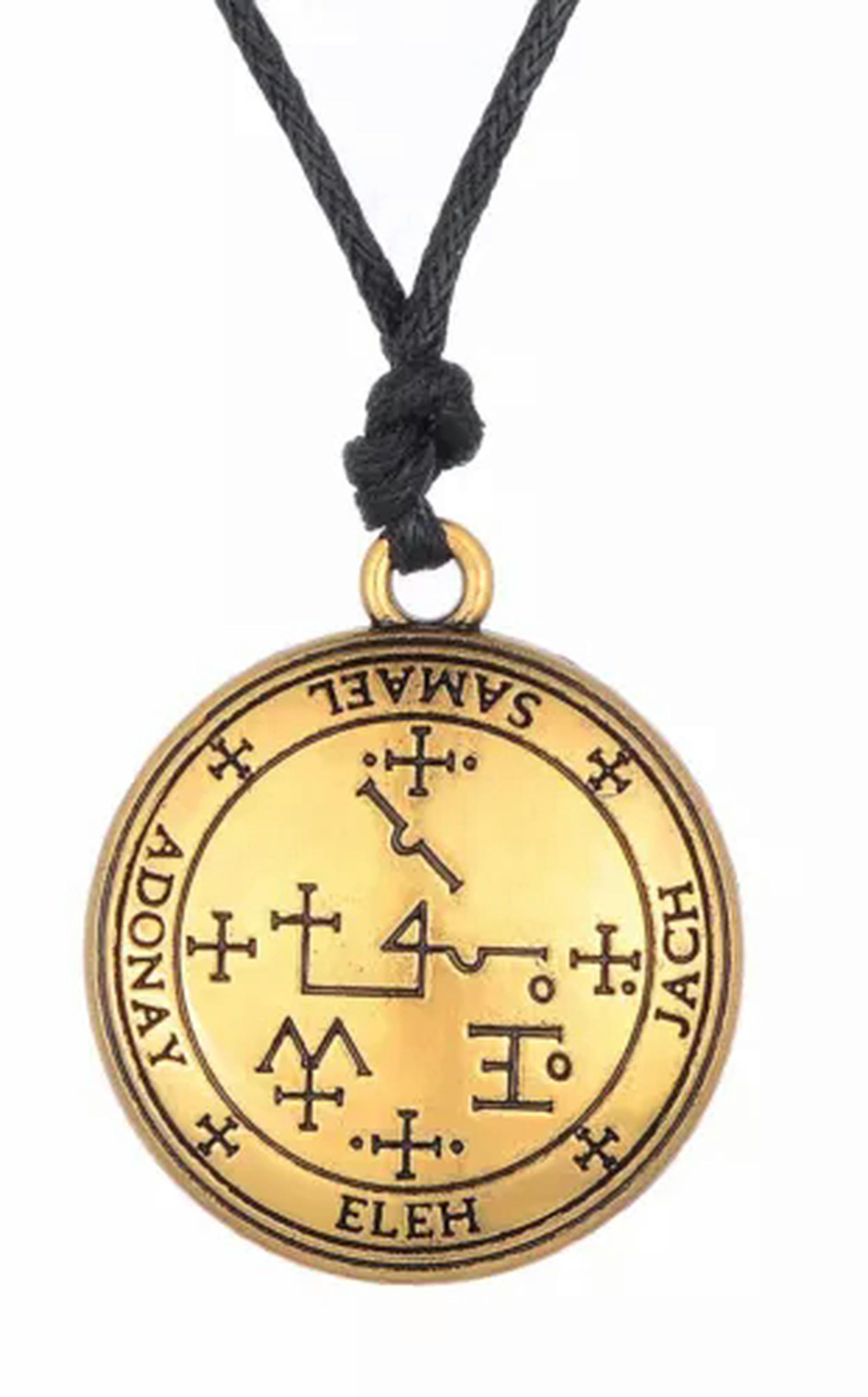 RSAMD Ancient Sigil of Archangel Samael The Key of Solomon Pendant ...