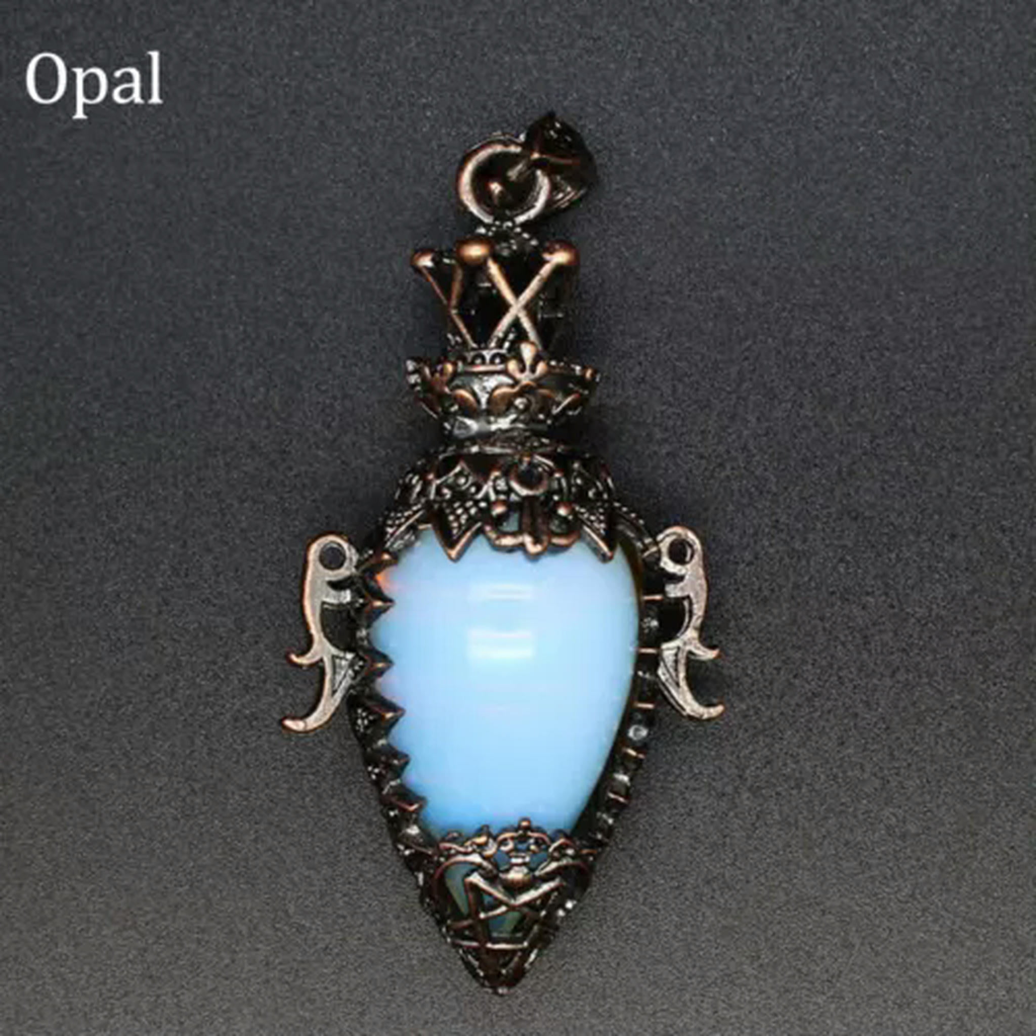 RSAMD Chakra Egg Crystal Pendulum for Dowsing Spiritual Divination ...