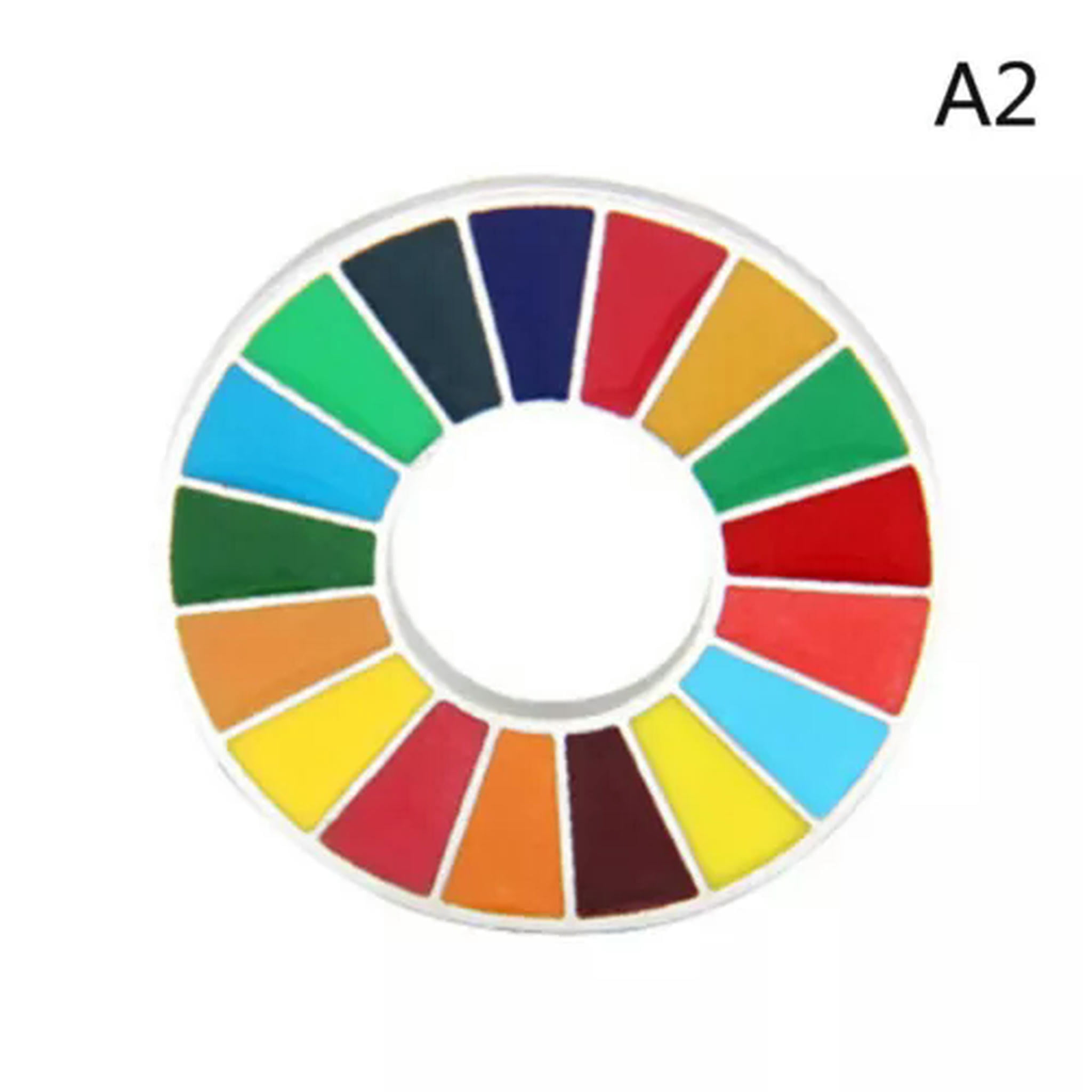 RSAMD Enamal 17 Colors Sustainable Development Goals Brooch United ...