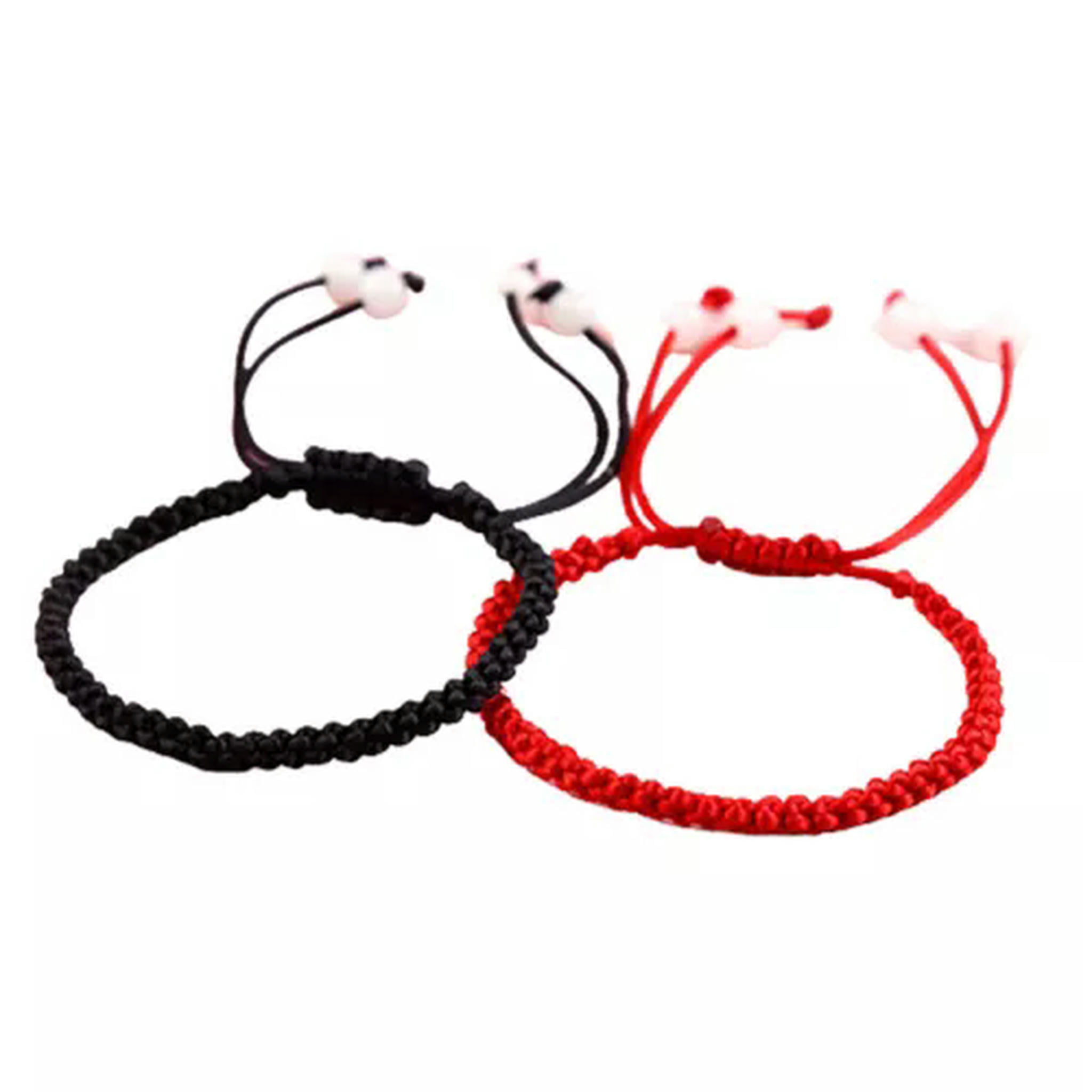 RSAMD Ethnic Red String Bracelets Protection Good Luck Amulet Handmade ...