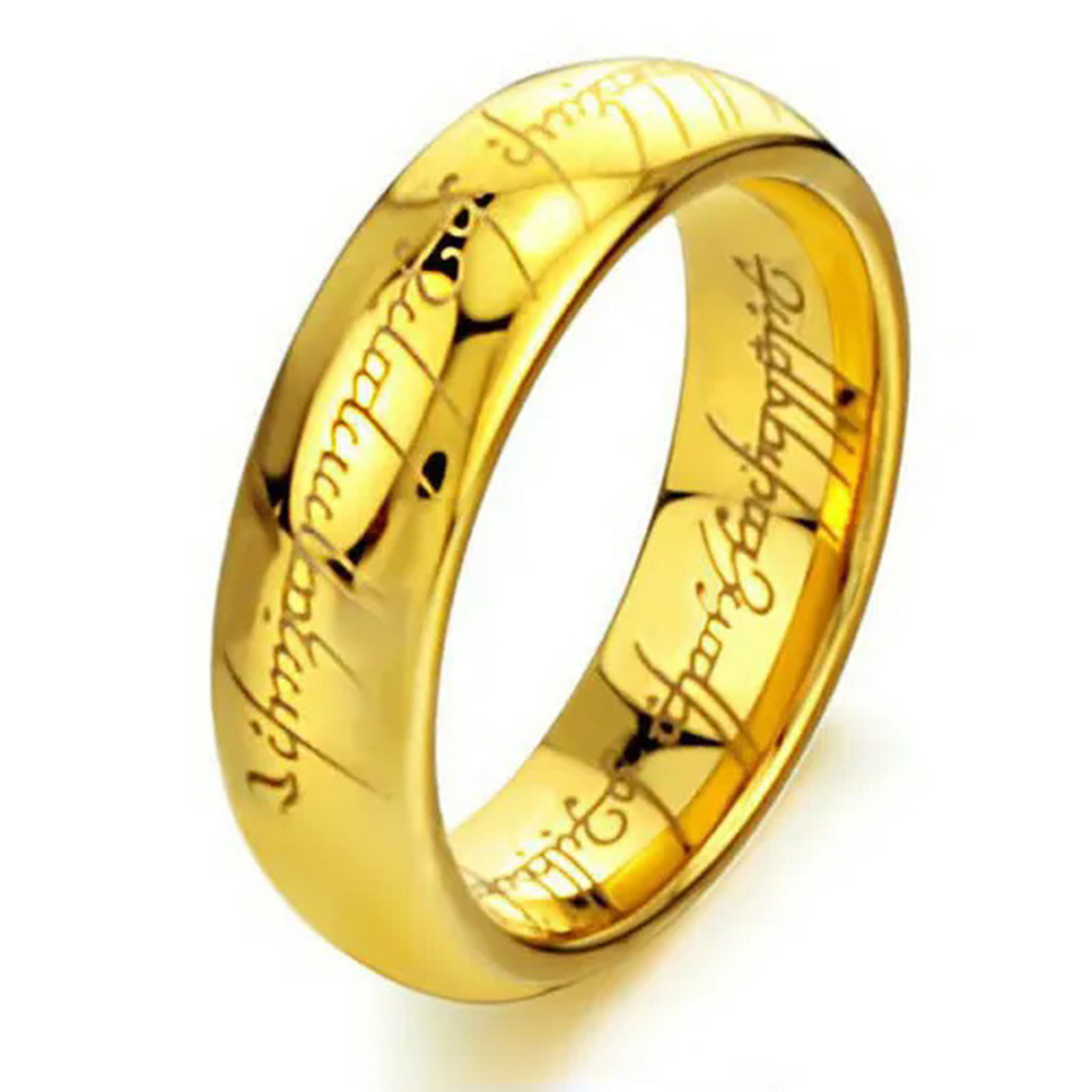 RSAMD Fashion Lord of the Rings The One Ring Lotr Stainless Steel Men's ...