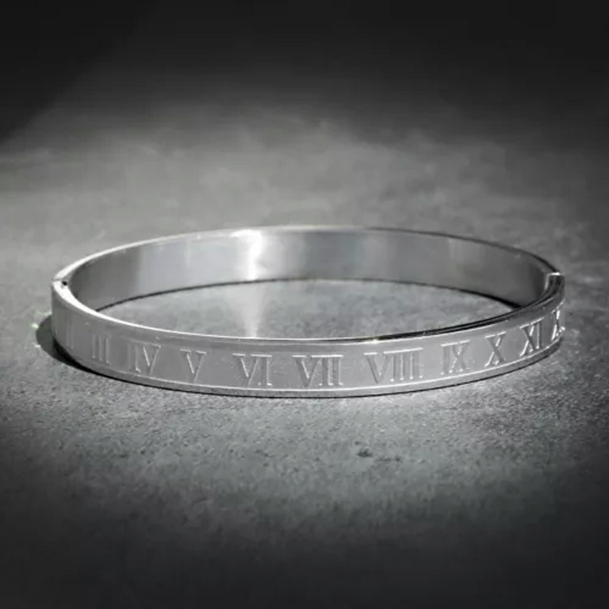 RSAMD Luxury Men's Bracelet King Crown Roman Numberal Bangle Bracelet ...